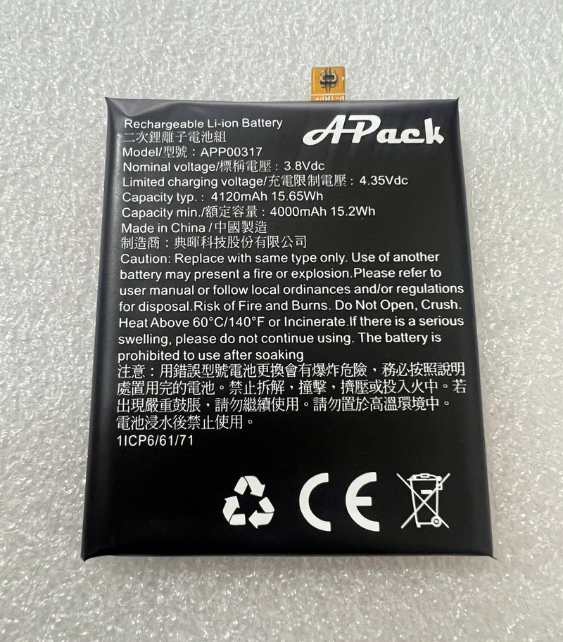 New Original 4000mAh Battery APP00317 For T-MOBILE CATERPILLAR CAT S62