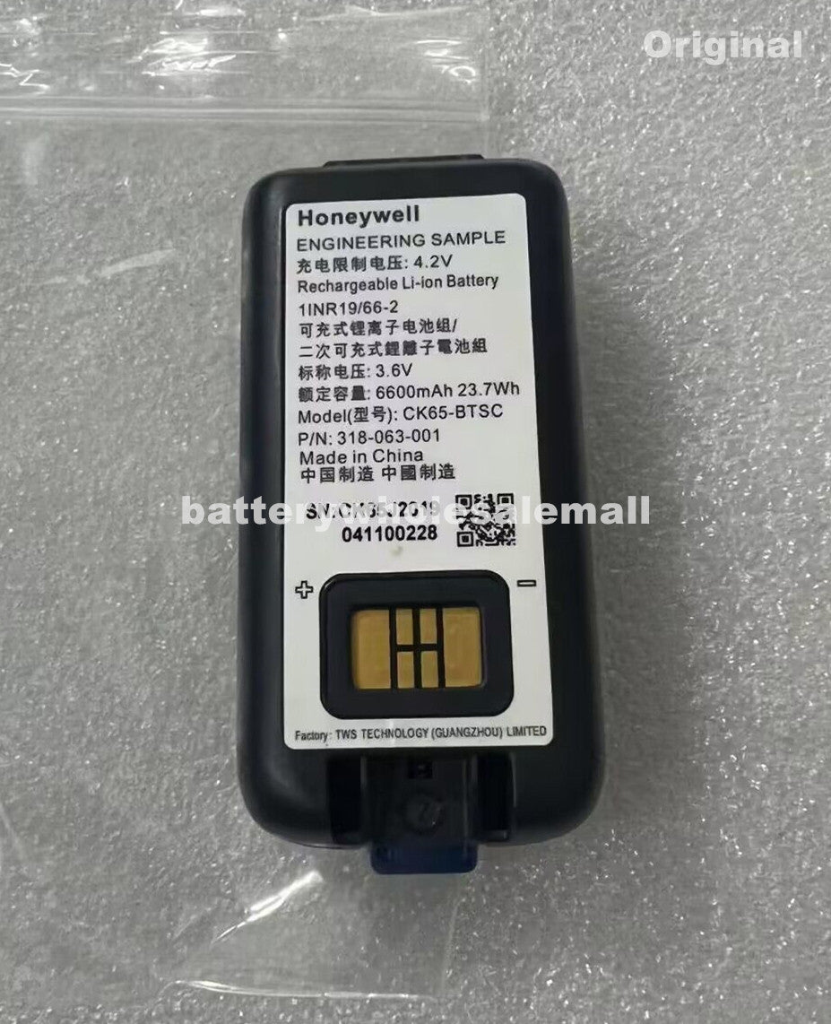 New 6600mAh Battery CK65-BTSC 318-063-001 For Honeywell CK65 CK3X