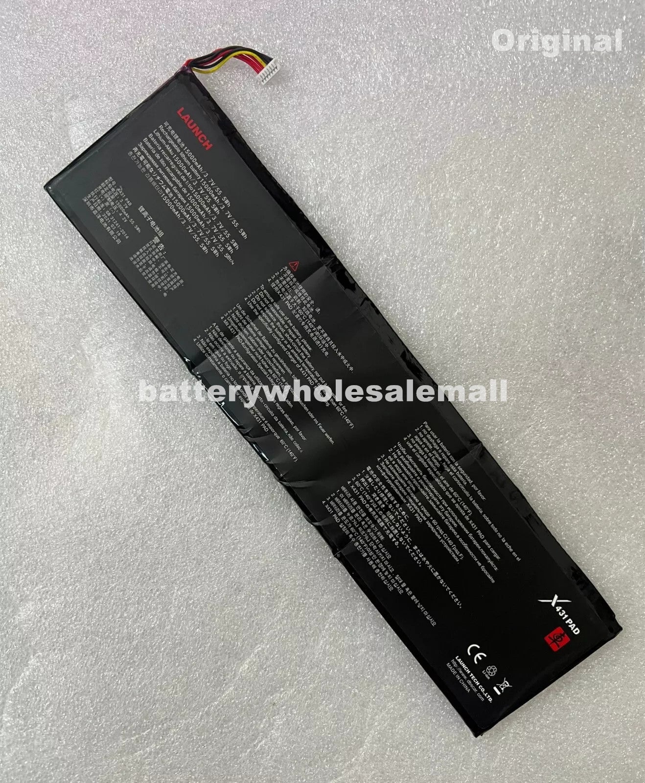 New Original 15000mAh 55.5Wh 3.7V Rechargeable Battery For Launch X431