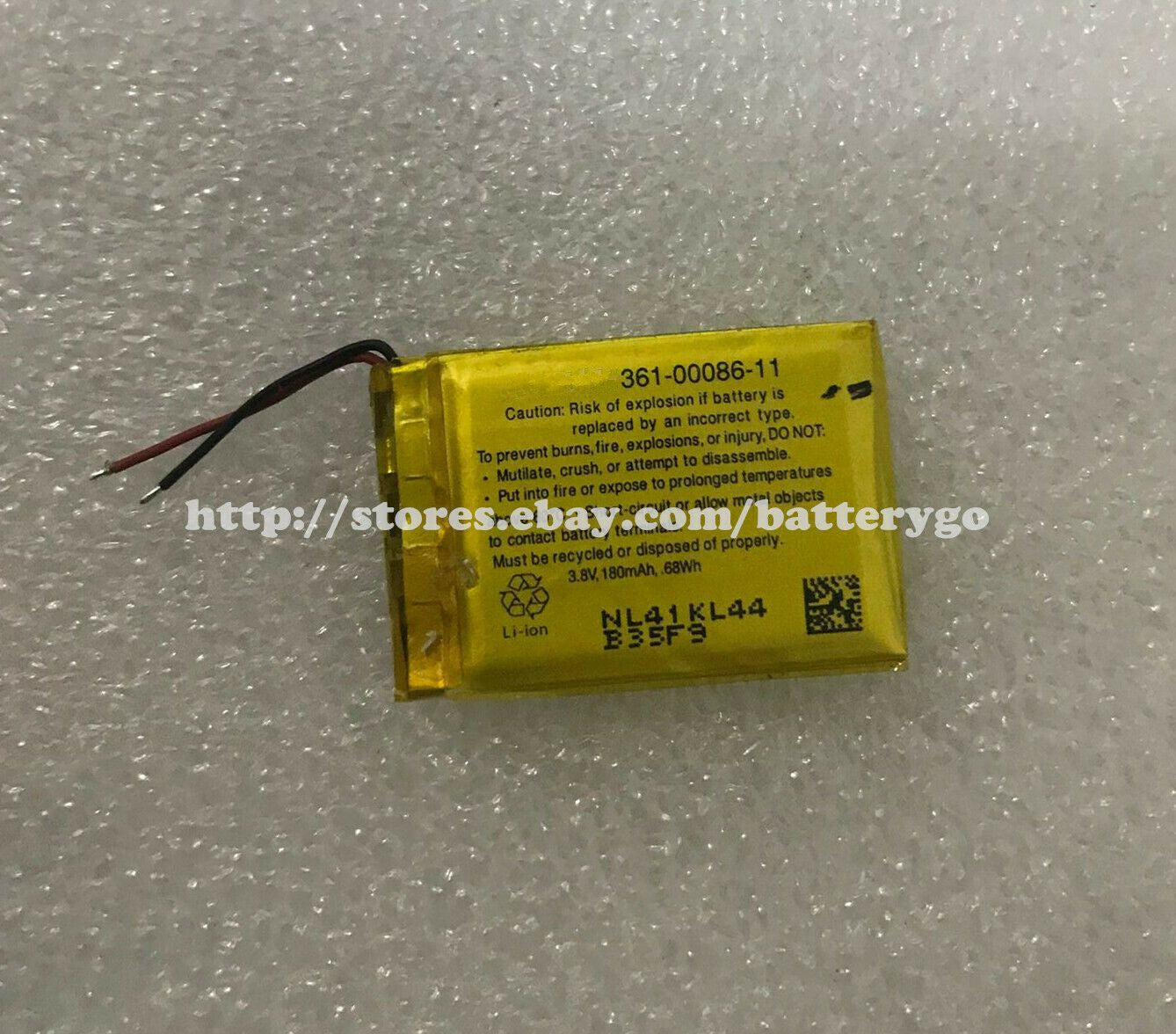 New 180mAh 3.8V Battery 361-00086-11 For Garmin Forerunner GPS Sports