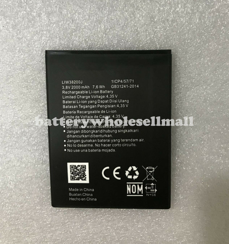 New 2000mAh 7.6Wh 3.8V Replacement Battery LIW38200J For Hisense U962