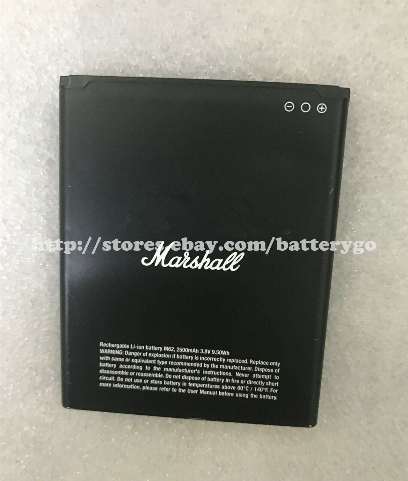 New 2500mAh 3.8V Battery M62 For Long Live Rock 'N' Roll Smartphone
