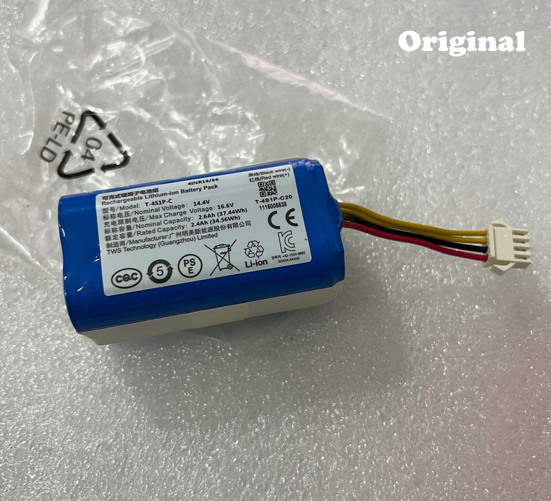 New 2.6Ah 37.44Wh 14.4VBattery For TWS T-4S1P-C T-4S1P-C20 4INR19/66