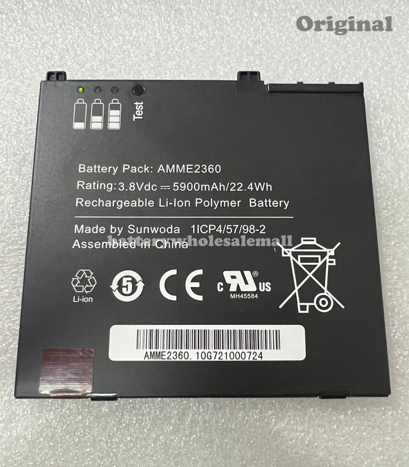 New Original 5900mAh 3.8V Battery AMME2360 For Zebra EM7355 Tablet